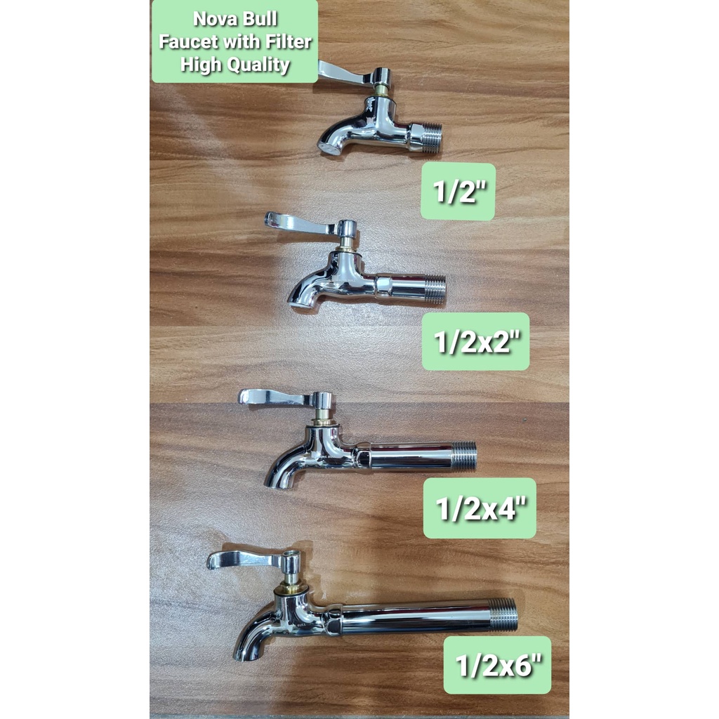 Faucet High Quality 1/2x1" 1/2x2" 1/2x4" 1/2x6" Long Faucet Wall Type ...