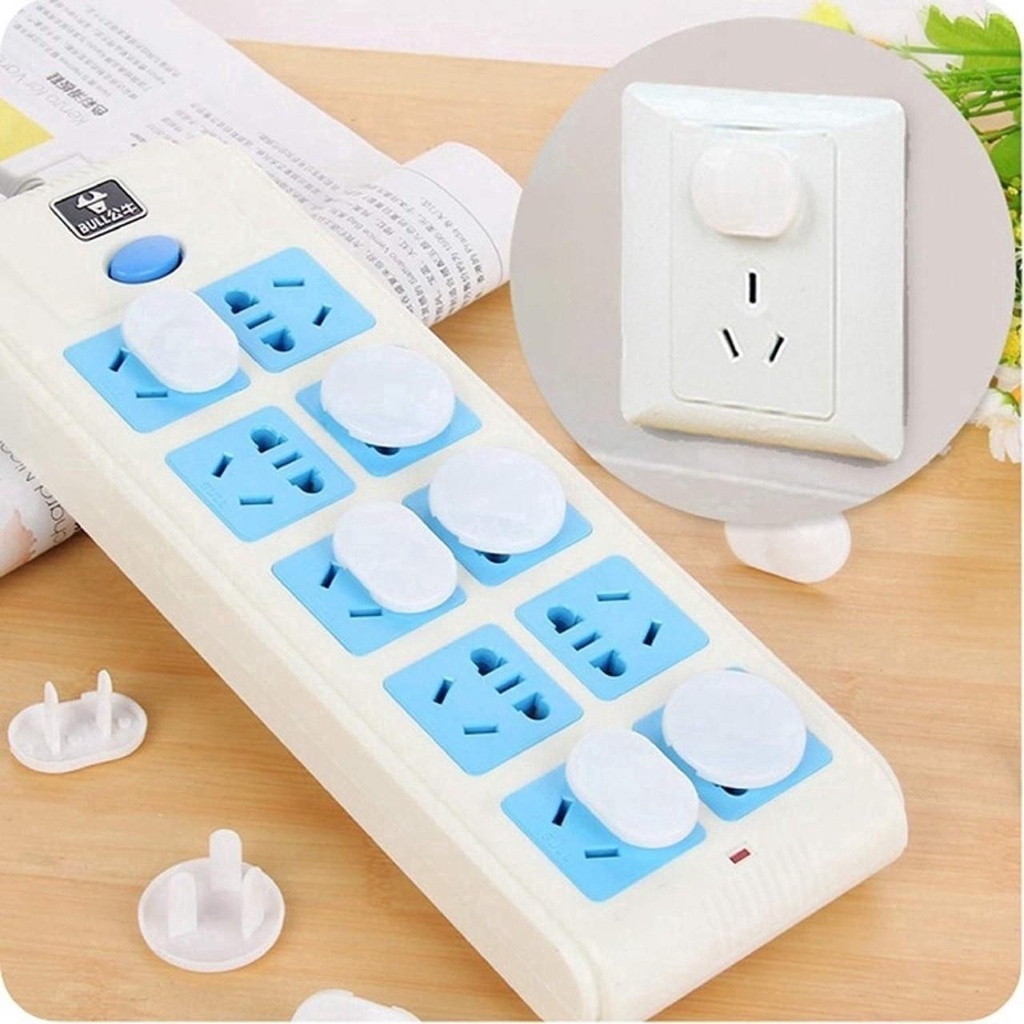 Combo of 10 Safe Electrical Socket Plugs for Children | Shopee Philippines