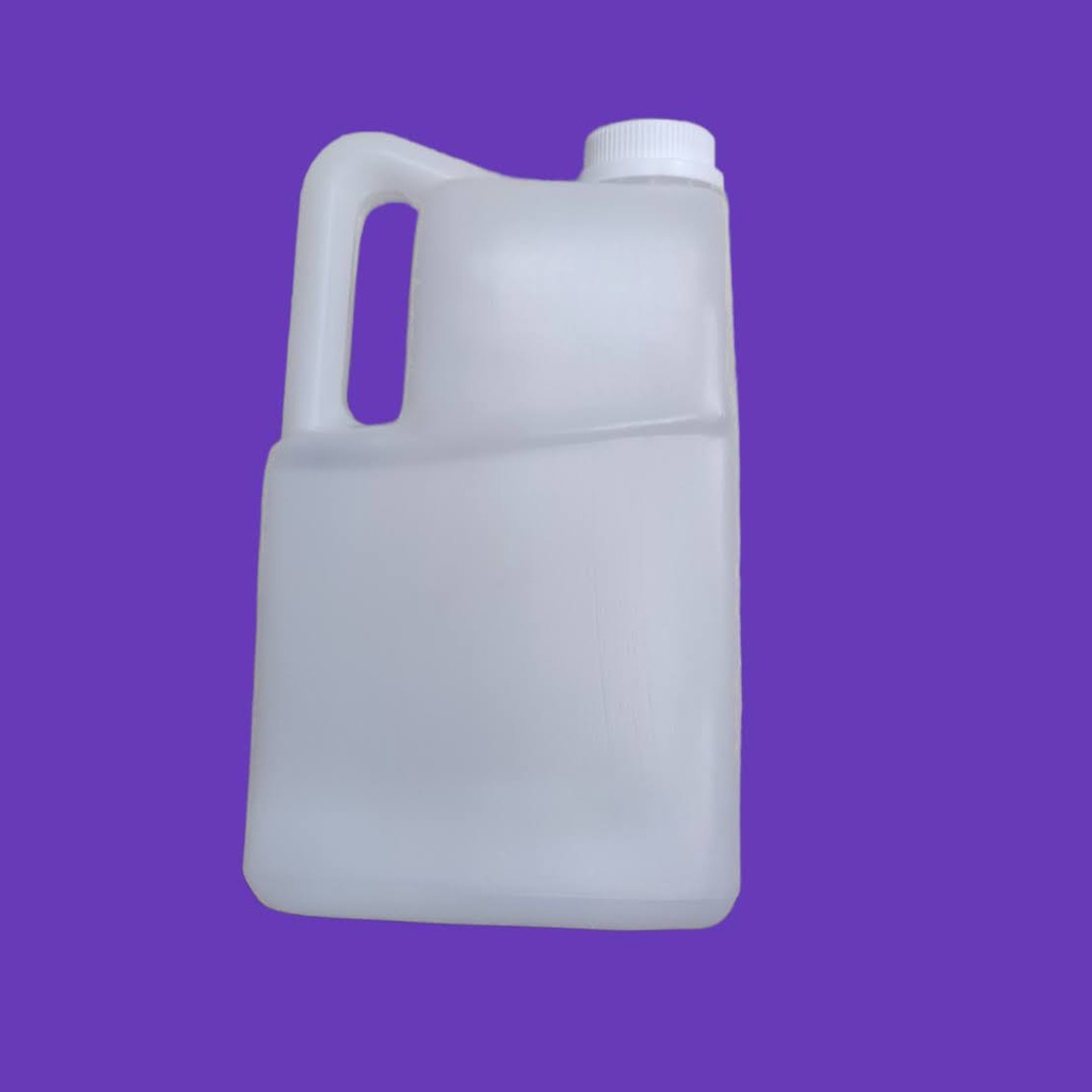 Half gallon (1/2) Square type HDPE Container with Handle (1.7 L) with ...