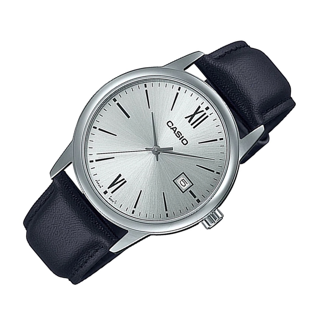 Casio Mtp V002l 7b3 Analog Leather Strap Watch For Men Shopee Philippines