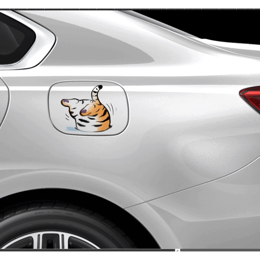 Tiger logo sticker for all car colors | Shopee Philippines
