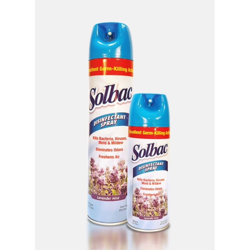 300g 400g 500ml SOLBAC DISINFECTANT & SURFACE DISINFECTANT SPRAY ...