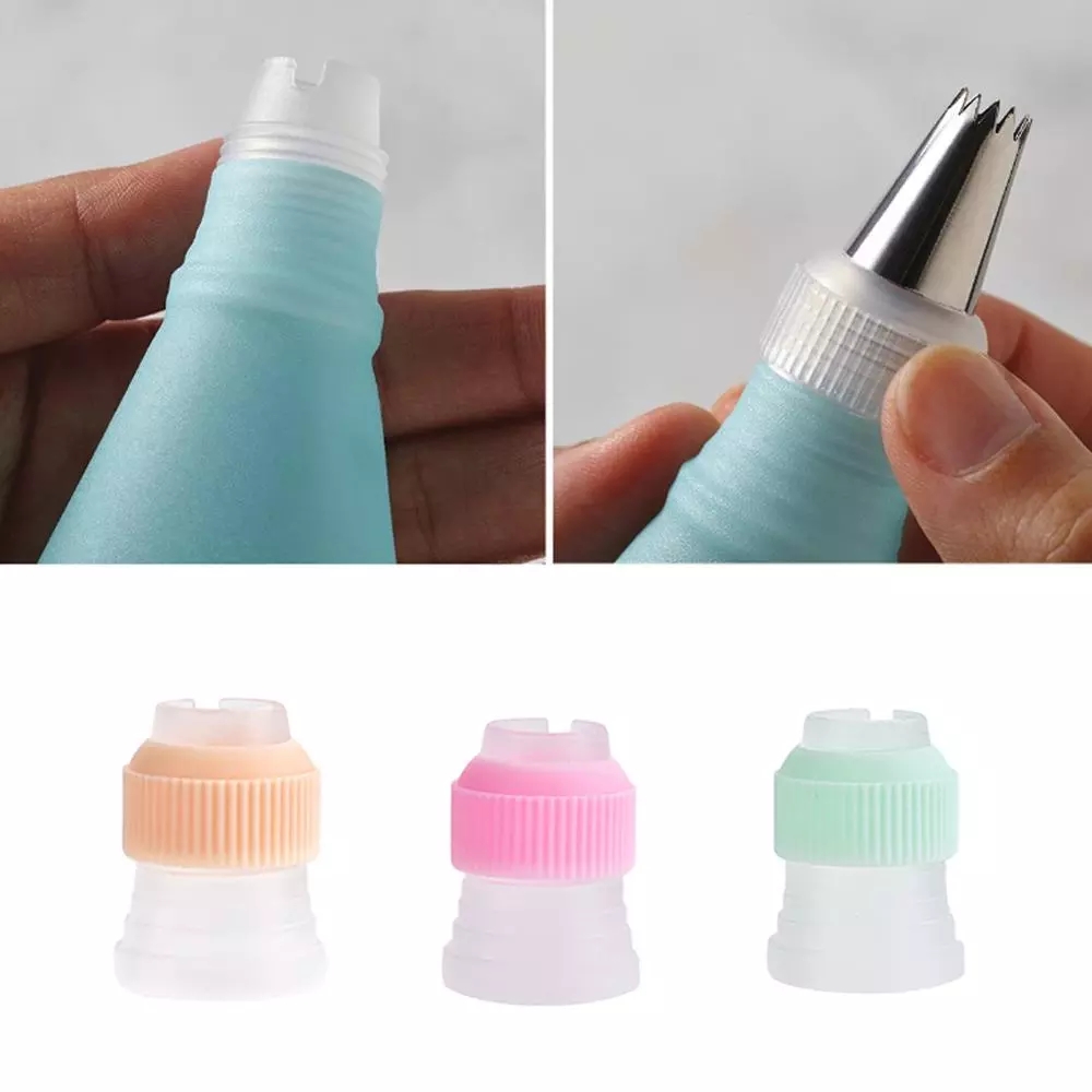 Pastry Bag Nozzle Converter Cake Nozzles Adaptor DIY Piping Nozzle Bag ...