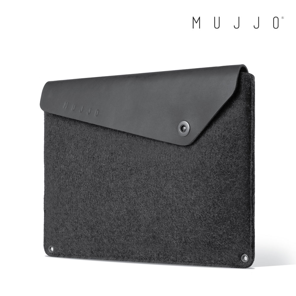 Mujjo Premium Full Leather Sleeve Case for Macbook / Notebook / Laptop ...