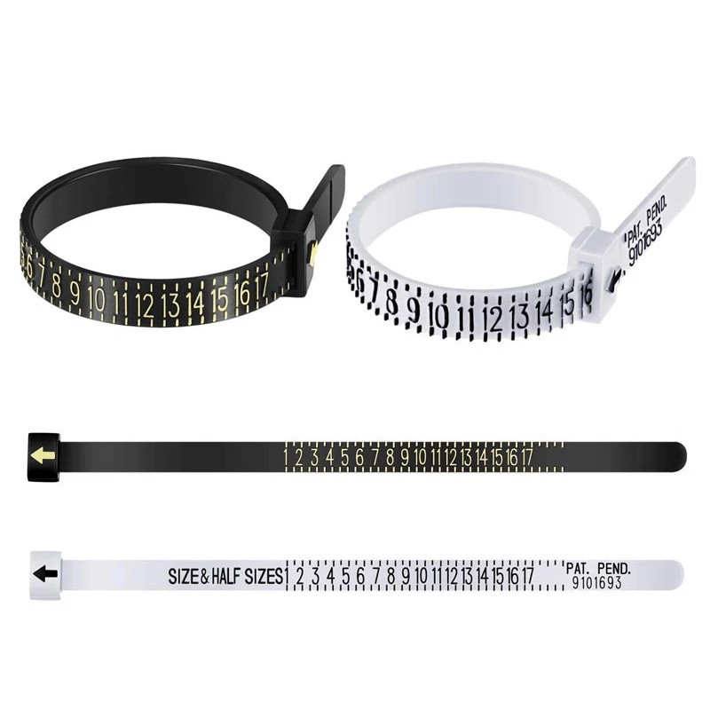 Ring Sizing Ring Ruler Measurer Finger Coil Tool US Ring Sizer ...