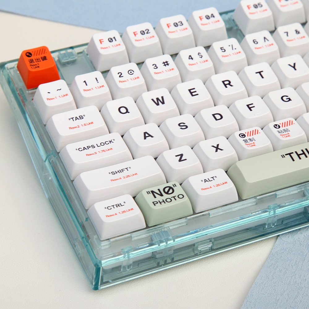 144Keys Plastic Keycaps PBT Dye-Sublimation MDA/XDA Profiles For RK61 ...