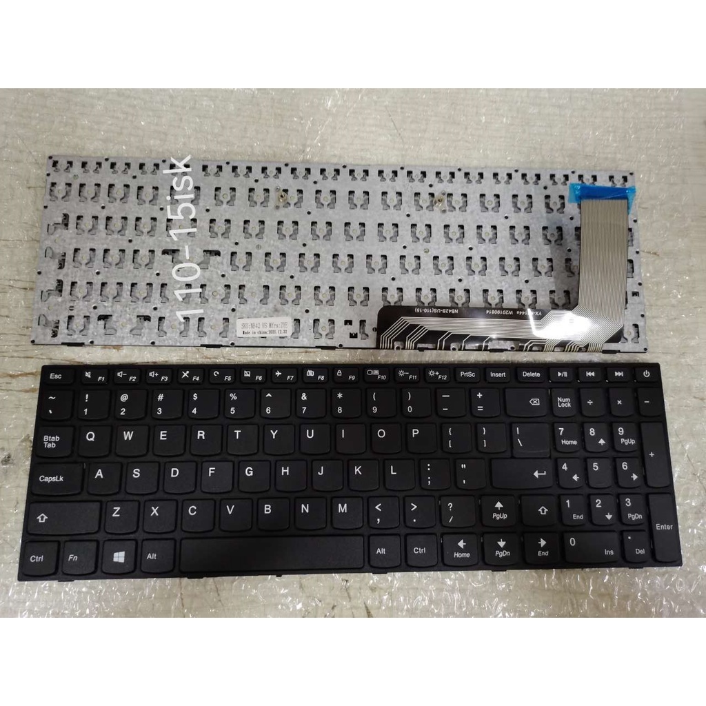 Lenovo IdeaPad Keyboard 110-15ISK 110-15IKB 110-17ISK 80UD 310-15ISK ...