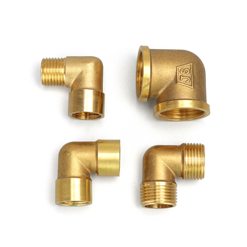 1/8" 1/4" 3/8" 1/2" 3/4" Male Female Thread Brass Equal Elbow Fittings 90 Degree Brass Elbow ...