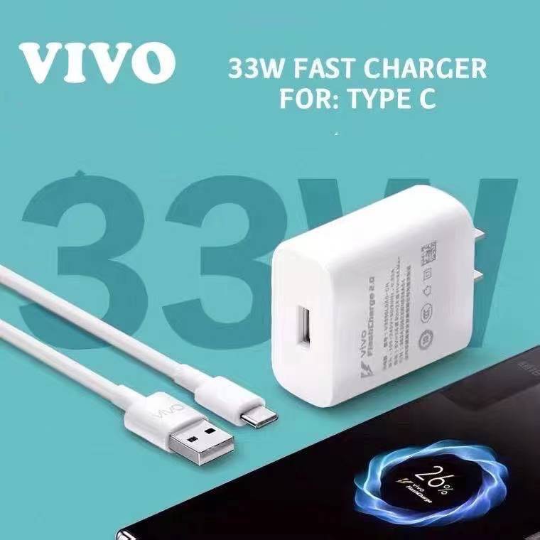 ORIGINAL Vivo Fast Charger Type c 33W 9v/2.4A charger for type c ...