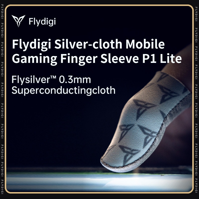 [Ship From Local]Flydigi P1 lite Silver-cloth Mobile Gaming Finger ...