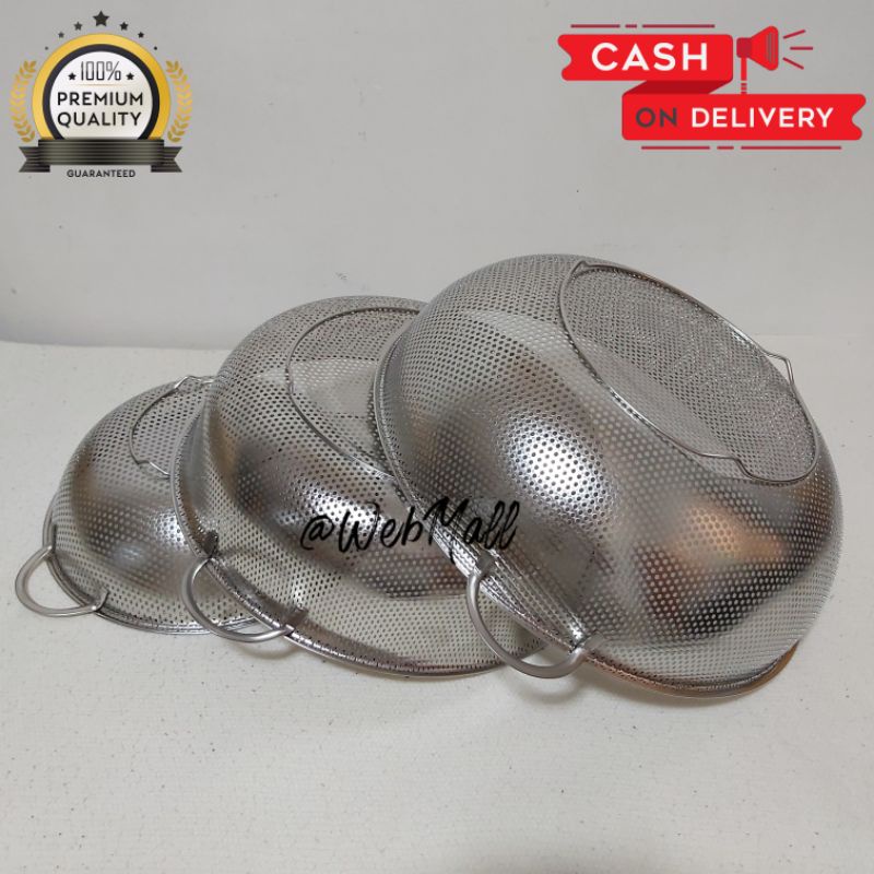 COLANDER PURE STAINLESS (QUALITY SALAAN) | Shopee Philippines