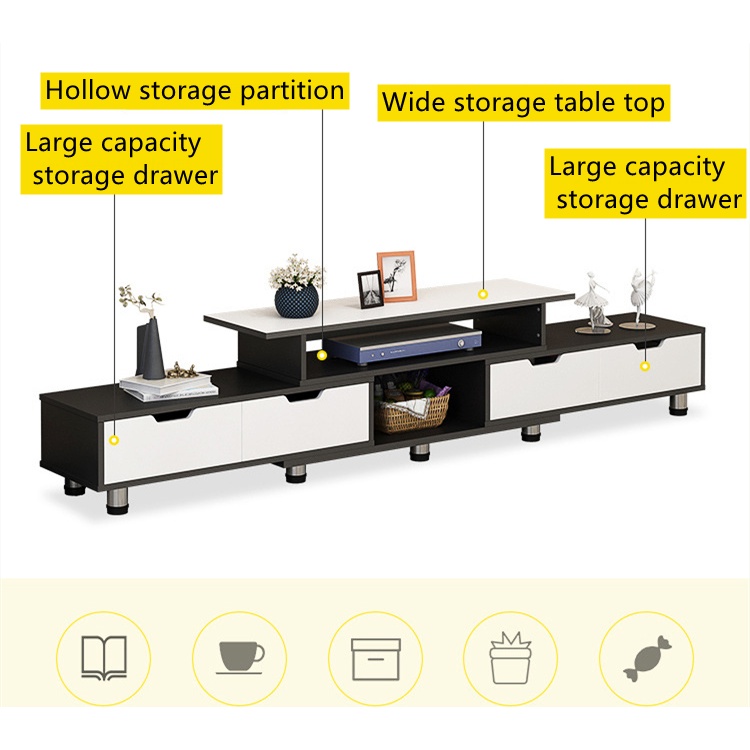 Tv Rack Cabinet Furniture Minimalist Tv Stand Table Furniture Nordic Tv ...