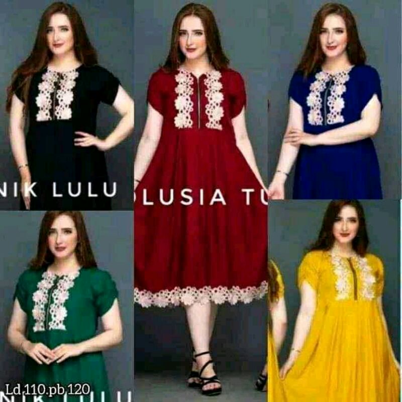 Arabian Lace Negligee LULU Tunic Front Zipper Side Strap | Shopee ...