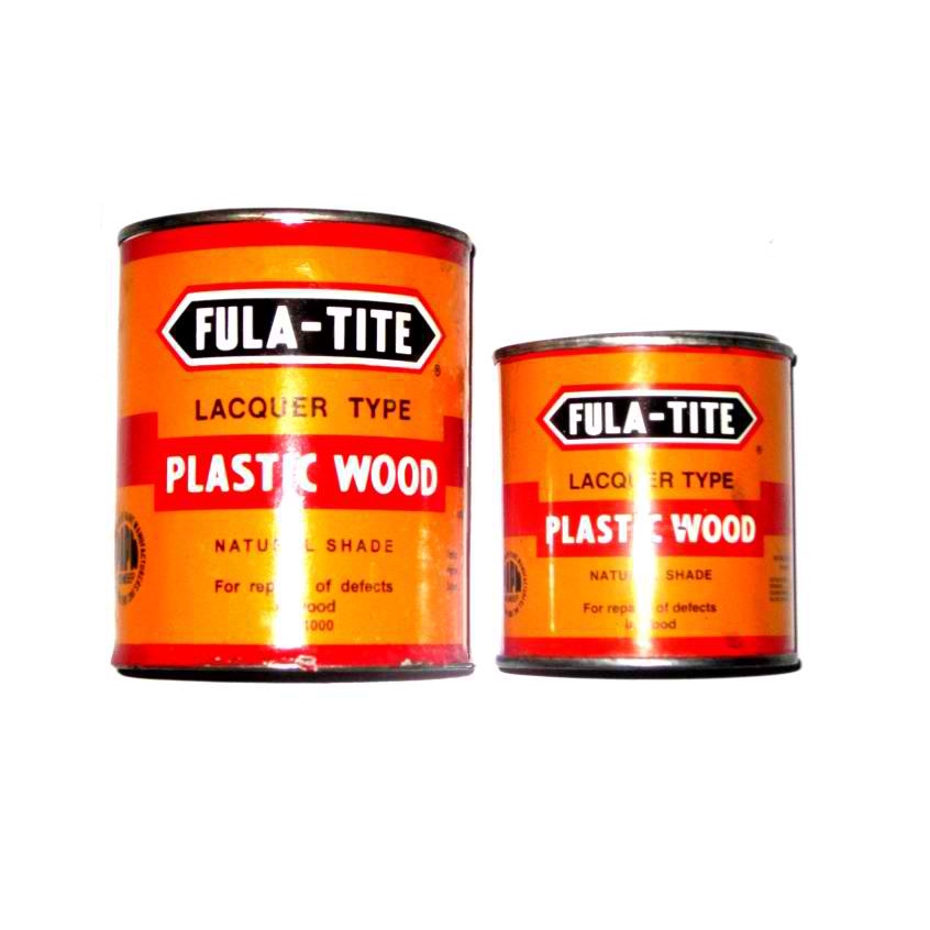 Fulatite Plastic Wood Natural Shade 1/4 liter Fula-tite Wood Putty ...