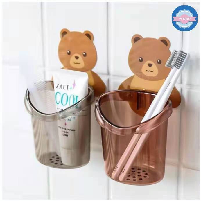 Toothbrush Holder Toothpaste Storage Rack Shaver Tooth Brush Dispenser ...