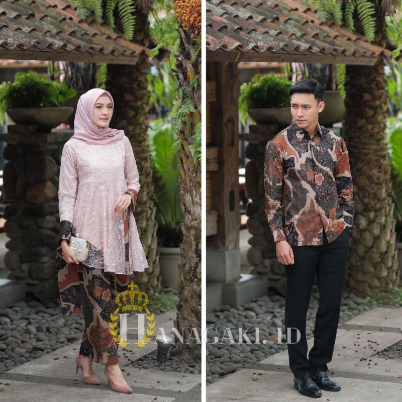 Modern kebaya couple, mega couple, Fiance kebaya | Shopee Philippines