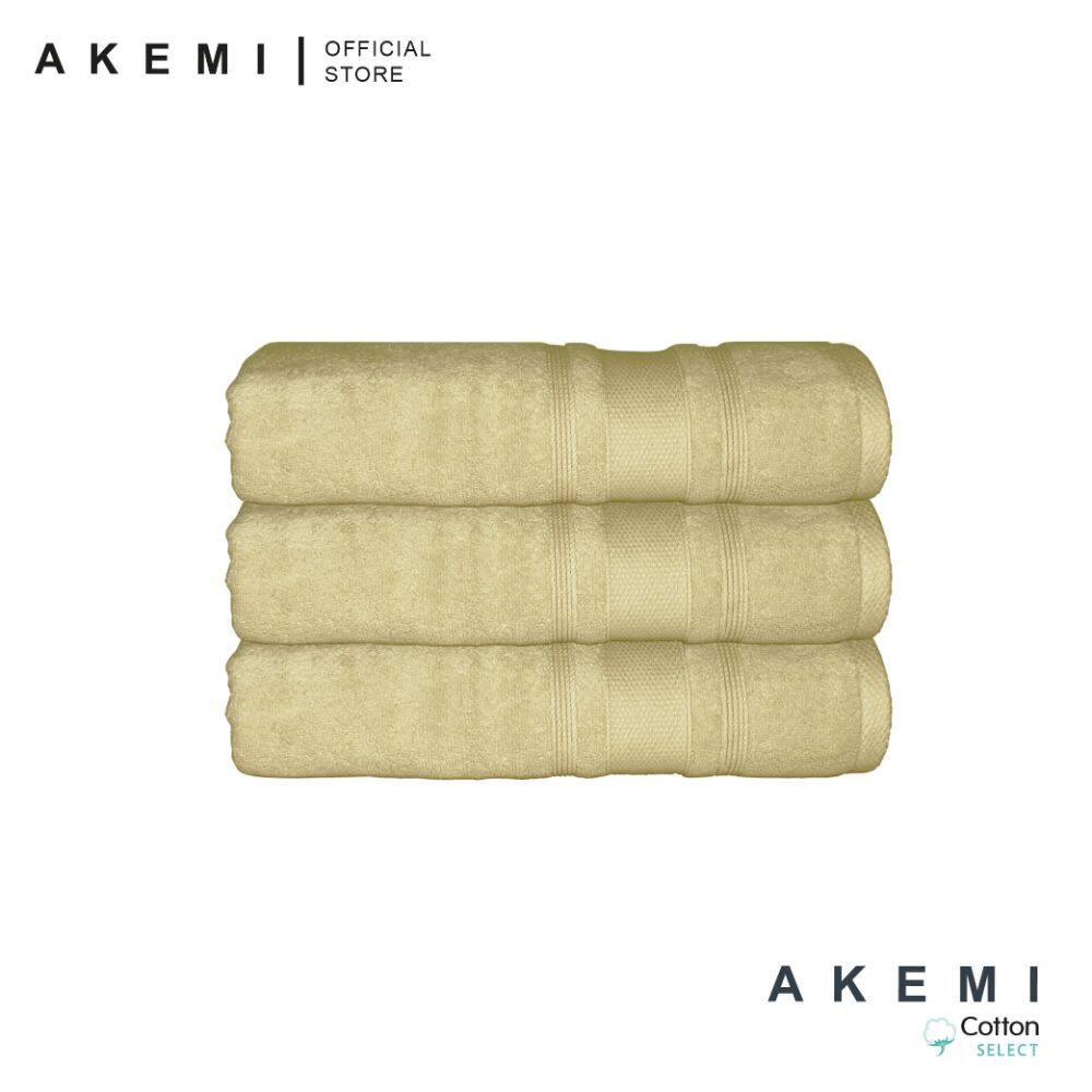 AKEMI Ultra Absorbent Airloop Cotton Bath Towel (70cm x 140cm) | Shopee Philippines