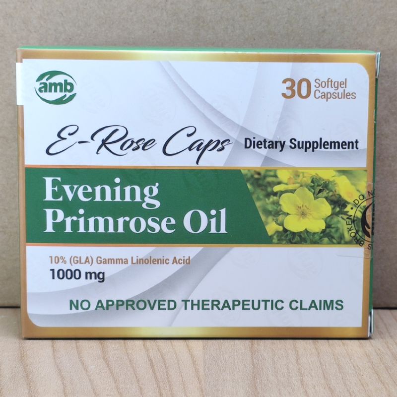 E - ROSE / BLEPO 1000MG Evening Primrose Oil 30 Capsules | Shopee ...