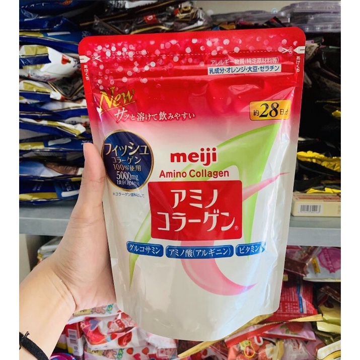 MEIJI AMINO COLLAGEN POWDER Refill | Shopee Philippines