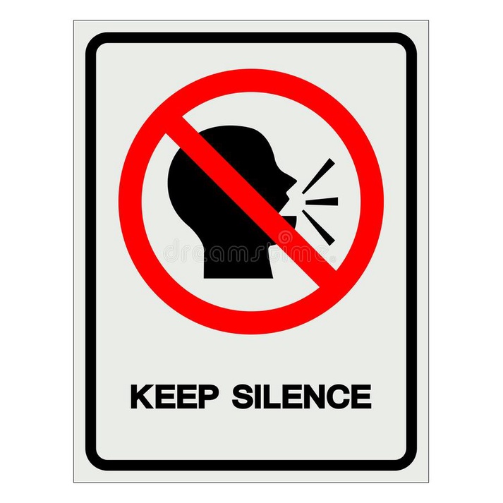 Keep Silence Signage Laminated Sign | Shopee Philippines