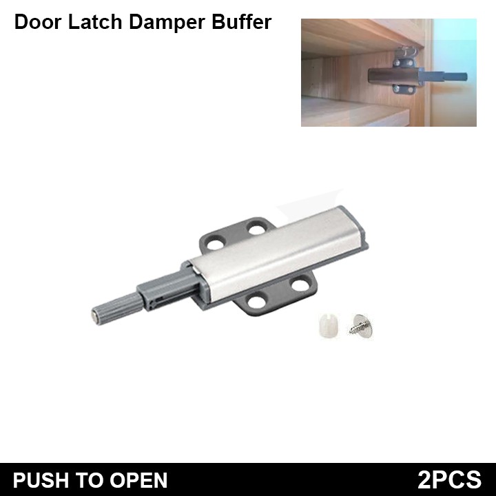 Latch System Damper Door Push To Open Cabinet Touch Soft Close Cupboard ...
