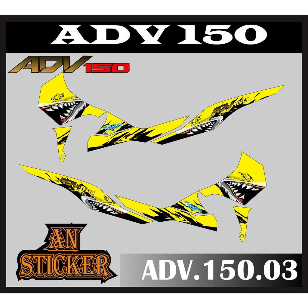 Sticker Striping ADV 150 Decal Sticker list Variation HONDA ADV code 03 ...