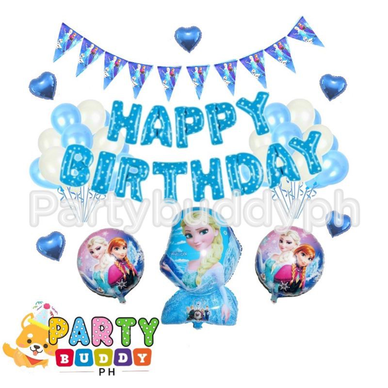 42pc Frozen Complete Banderitas Balloons Foil Set PartyBuddyPH | Shopee ...
