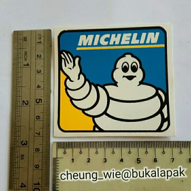 Michelin Man Bibendum Motogp Tire Mascott Logo Sticker 7cm | Shopee ...