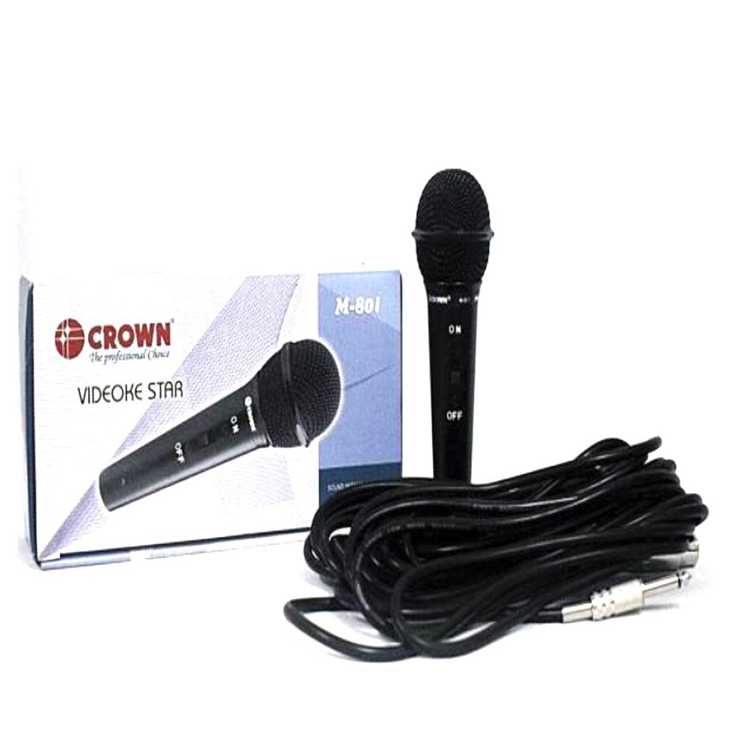 Crown Microphone M-801 | Shopee Philippines