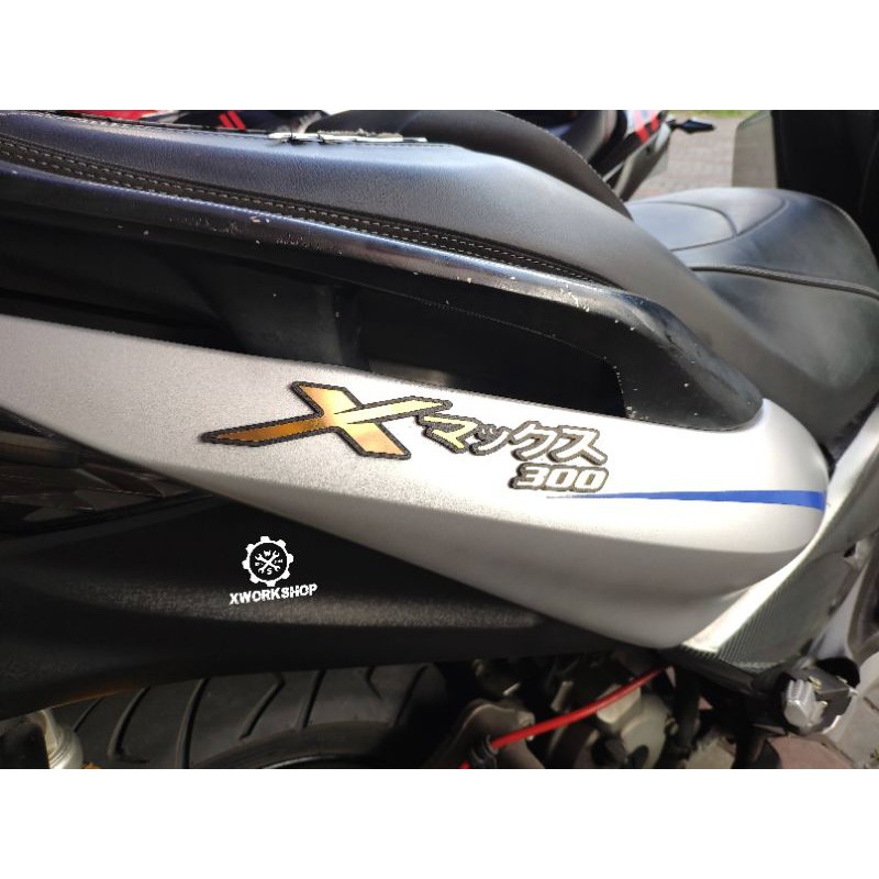 Logo Emblem XMax 300 Japanese Japanese Gold Silver | Shopee Philippines