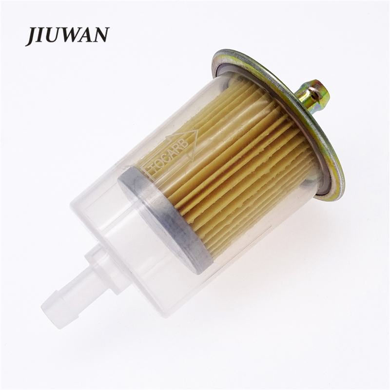 1 PCs 8mm Universal Motorcycle Oil Filter Inline Petrol Gas Gasoline ...