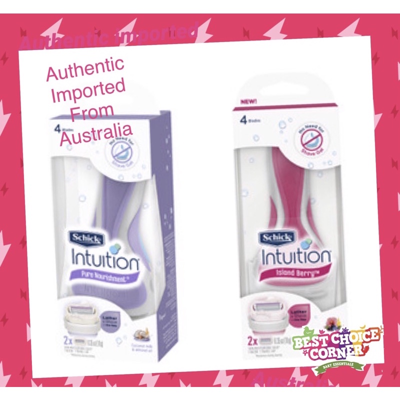 bestchoicecorner I Schick Razor Intuition Pure Nourish Kit each ...