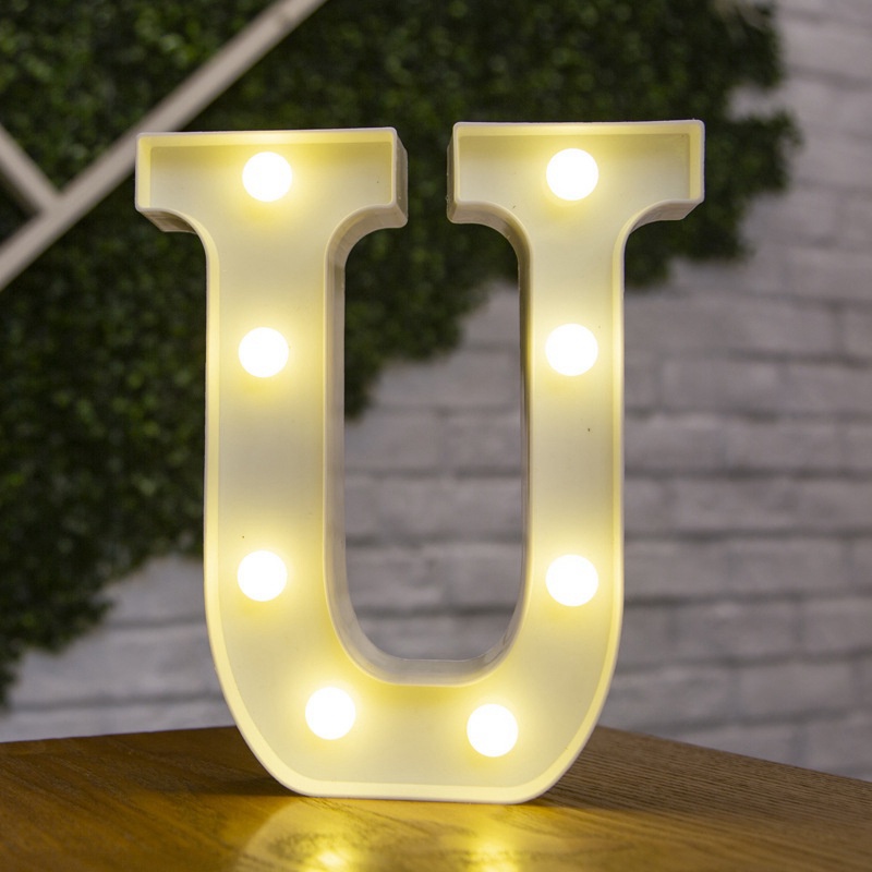 【Fast Delivery】A-Z 3d Letter LED Alphabet Decor Lamp Letter Light Party ...