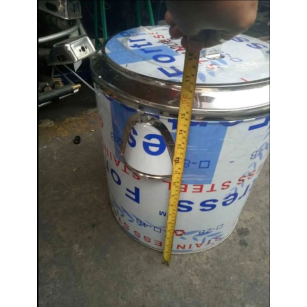 16"/25Liters Stainless Palamigan Double Walling with free Sandok ...