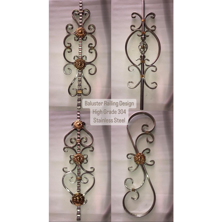 STAINLESS Balluster Railing Design High Grade 304 Stainless for Gates ...