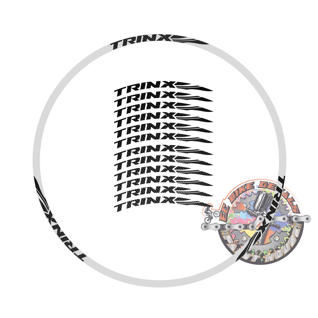 TRINX RIM DECALS METALLIC | Shopee Philippines