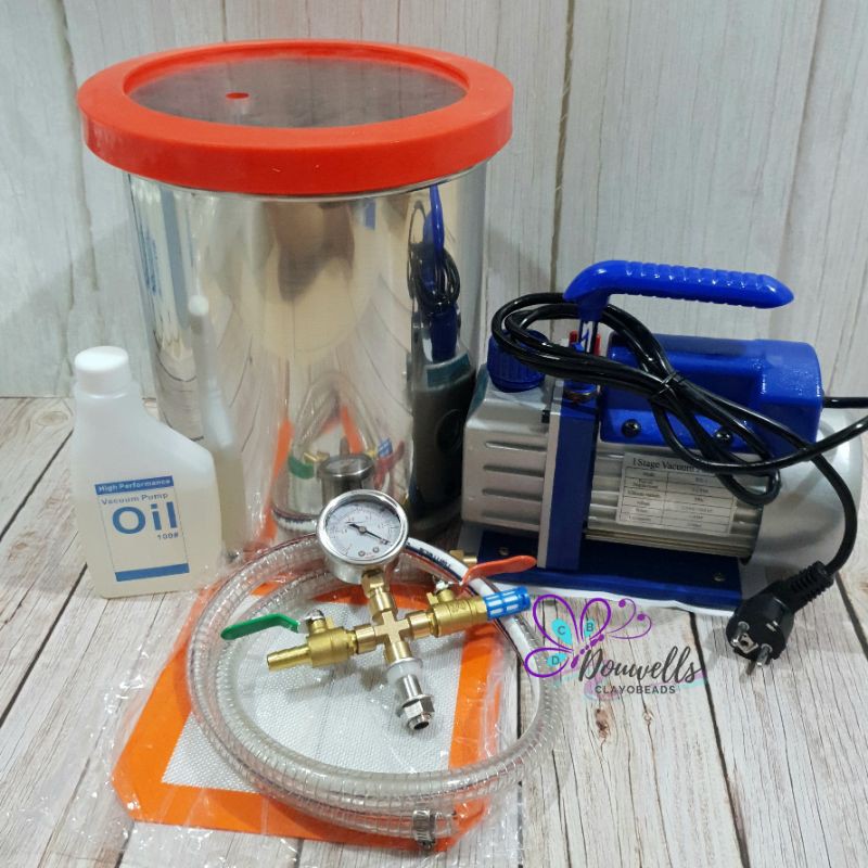 Vacuum Chamber or Vacuum Pump for Rtv Silicone Rubber Resin Degassing 3 ...