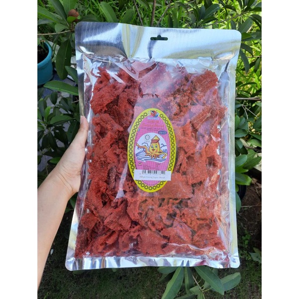 MERAH Malaysian Snack Red Spicy Sweet Sotong 500g HALAL | Shopee ...