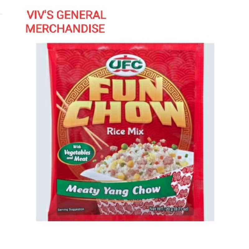 UFC Fun Chow Rice Mix ( 20g ) | Shopee Philippines