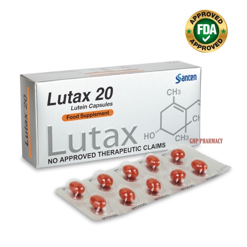 LUTAX 20 LUTEIN FOOD SUPPLEMENT CAPSULE | Shopee Philippines