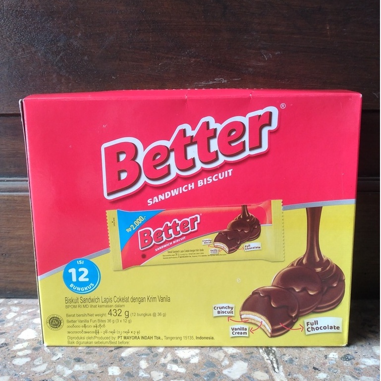 12 Sachets/Box 36gram Better Biscuits | Shopee Philippines