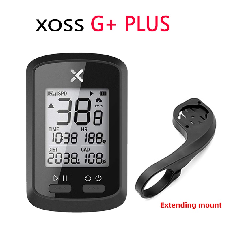 XOSS Bike Computer G + Plus Wireless GPS Speedometer Waterproof Road ...