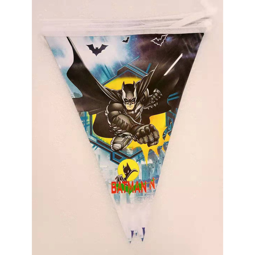 Batman theme birthday party decoration Double-sided cartoon printing ...