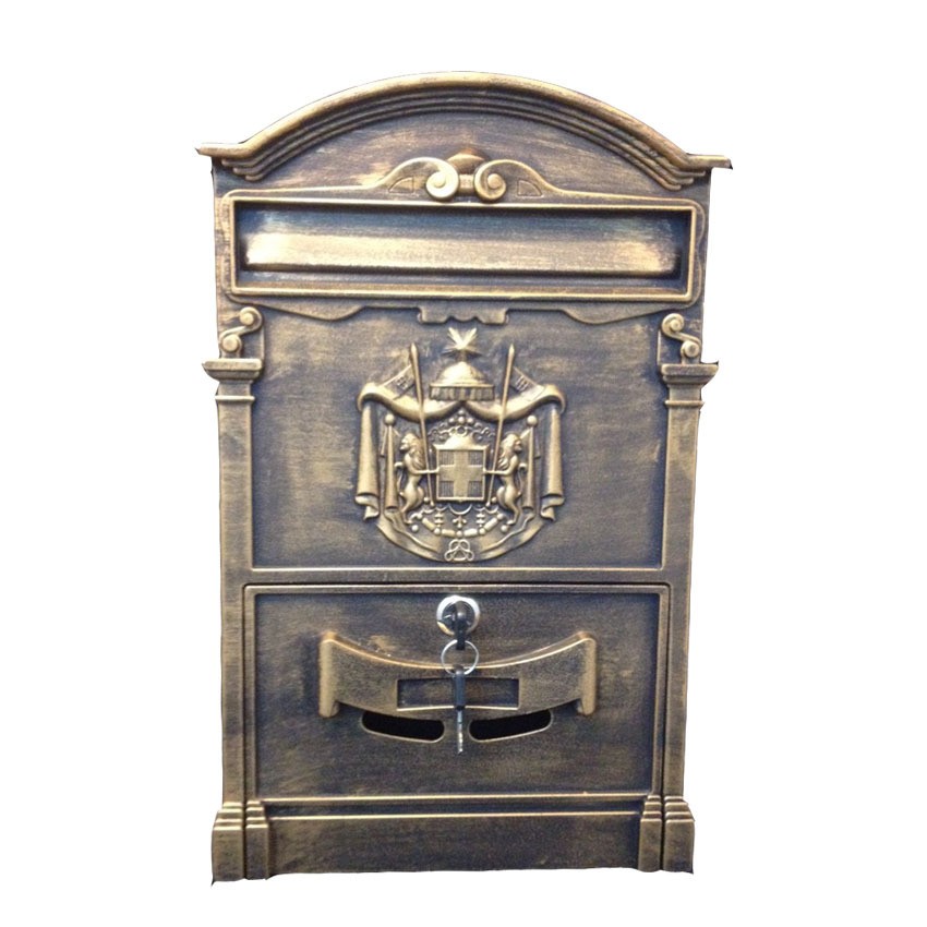 The Thai Tool Mailbox-Vintage European Style-Beige/Gold | Shopee ...