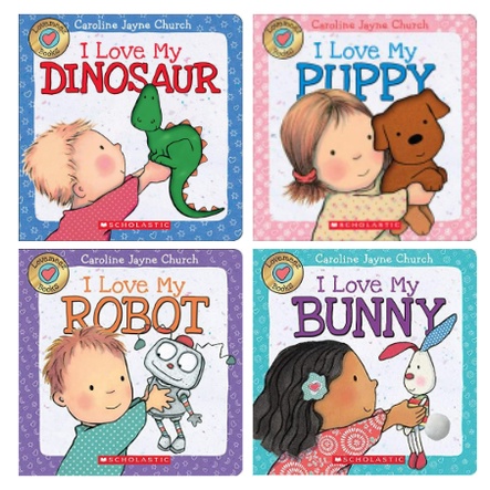 Caroline Jayne Church Lovemeez Books (I Love My Bunny/Dinosaur/Puppy ...