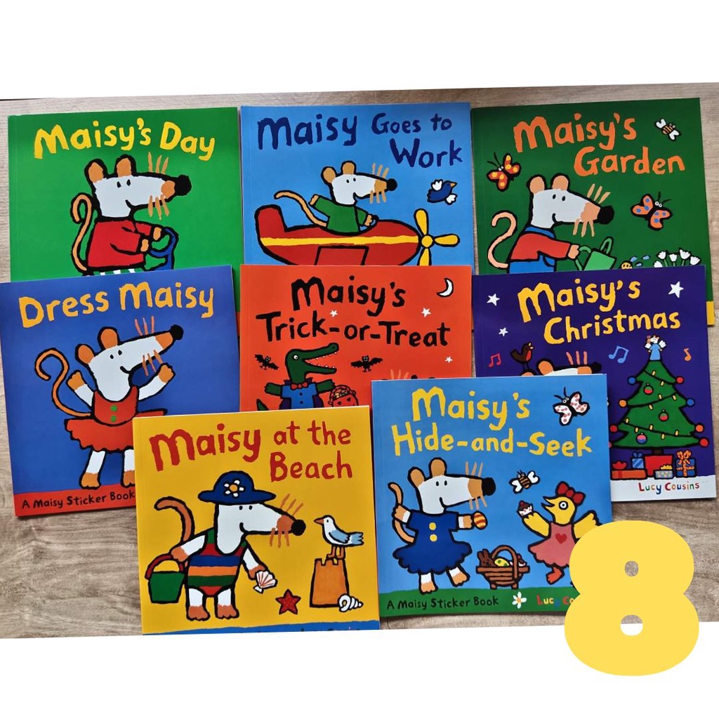 Maisy Storybooks 8 softcover (8 by 8 inches each book) | Shopee Philippines