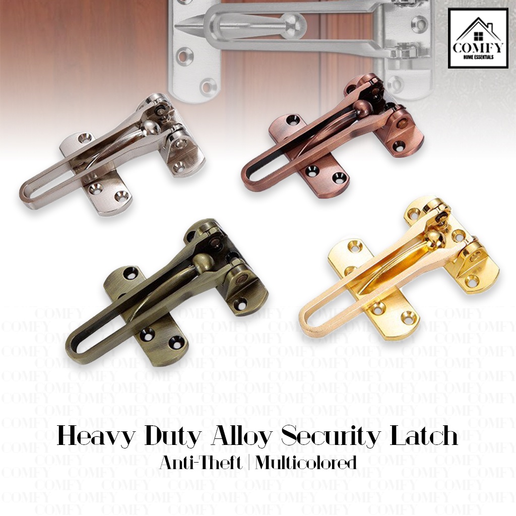 Heavy Duty Security Latch Safety Bolt Alloy Buckle Lock Anti-Theft ...