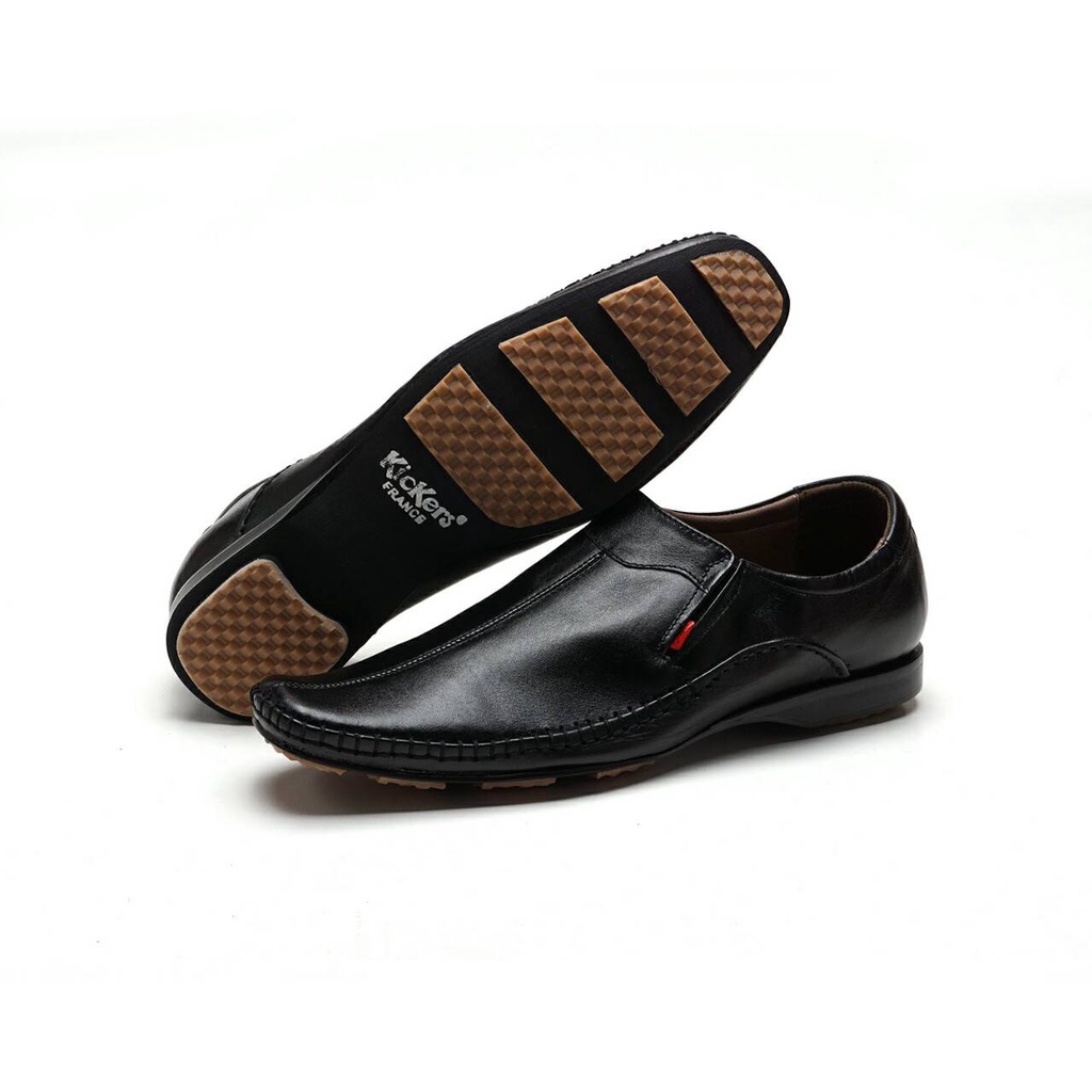 Kickers Moccasin Genuine Leather Men's Pentofel Shoes for Going to Work ...