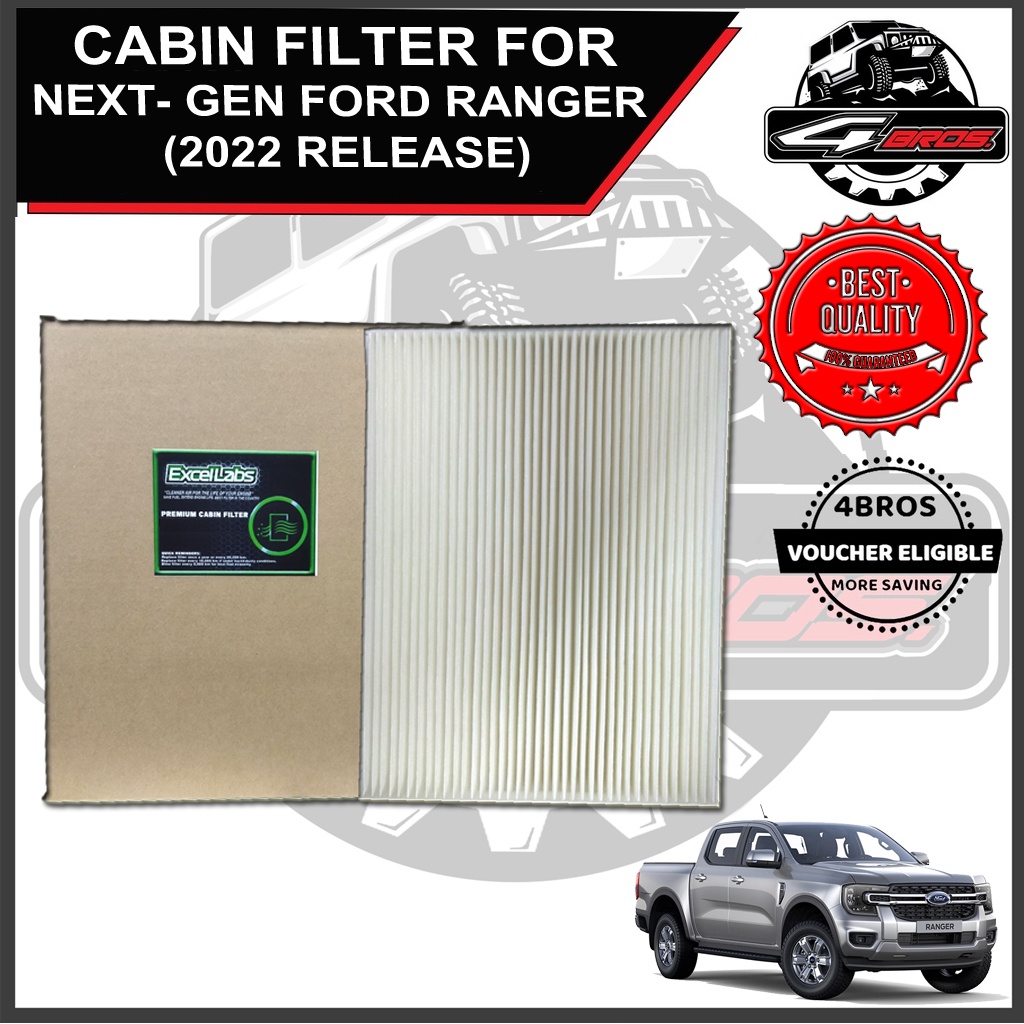 Cabin Filter for Next-Gen Ford Ranger 2022 to Present ( MB3B-19N619-DA ...