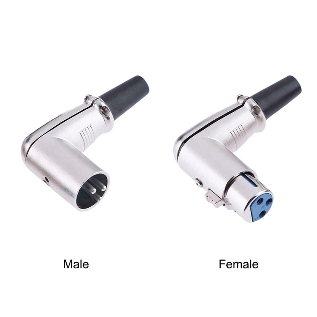 1 Piece 3 PIN XLR Connector Male Female Plug Jack Microphone Cable ...
